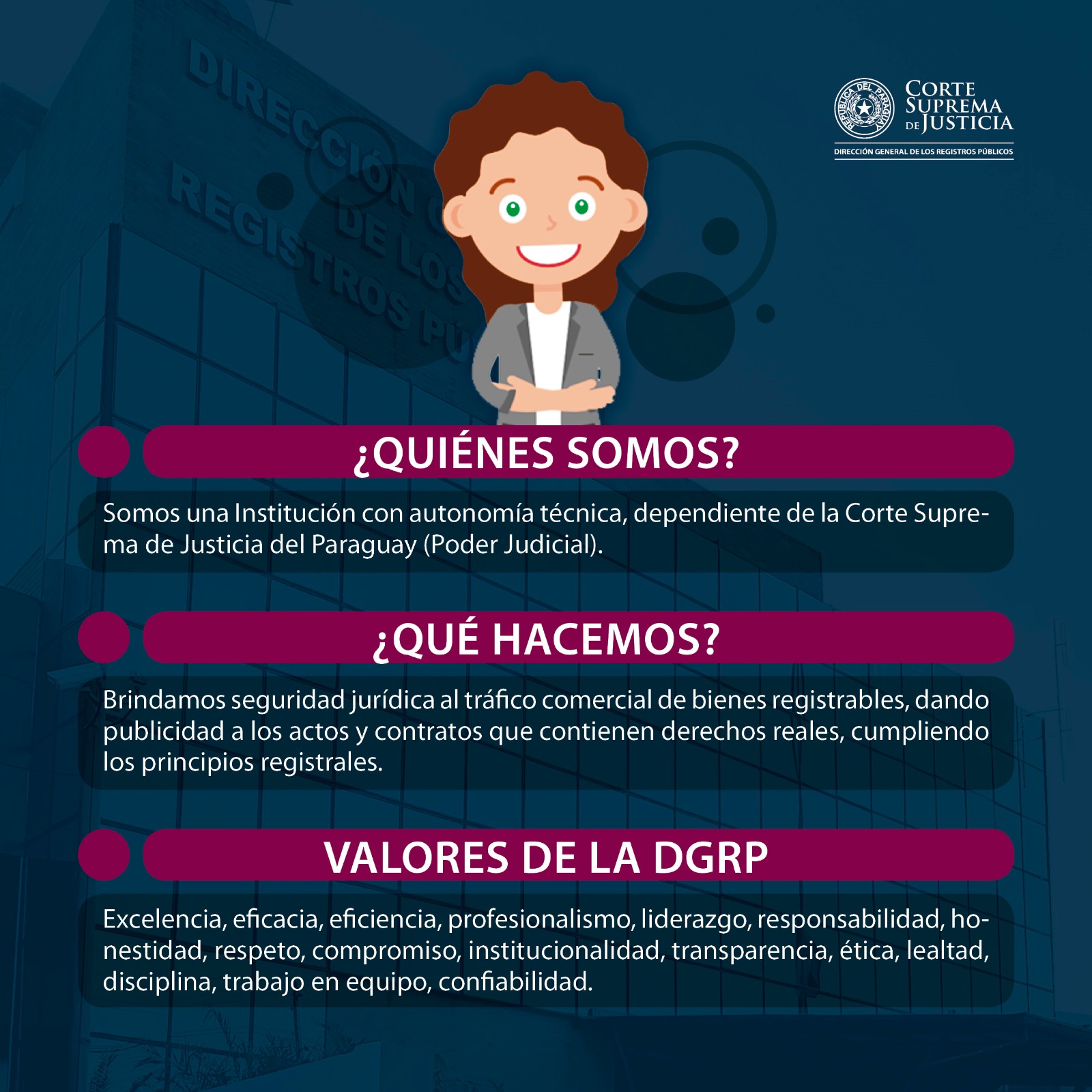 Dirección General de los Registros Públicos - Poder Judicial